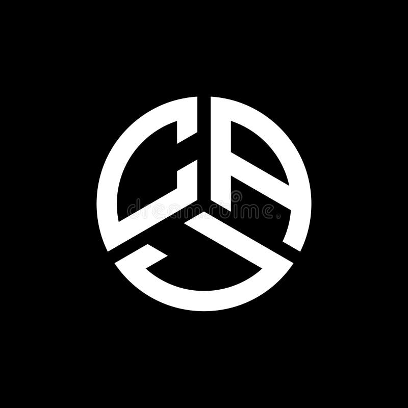 CAJ Letter Logo Design on White Background. CAJ Creative Initials ...