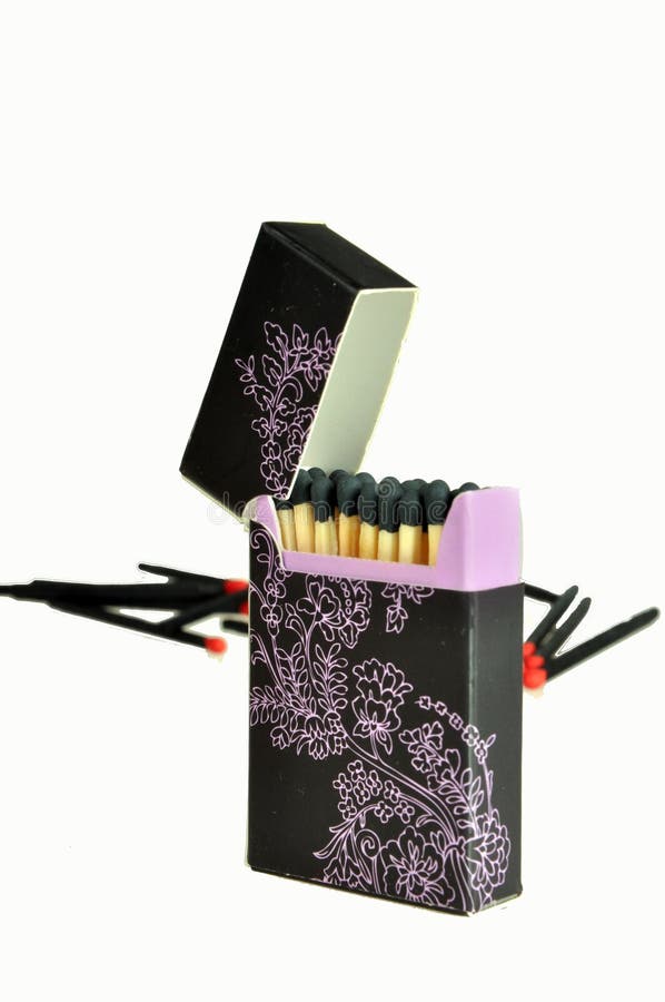 Caja de cerillos foto de archivo. Imagen de madera, emparejamientos ...