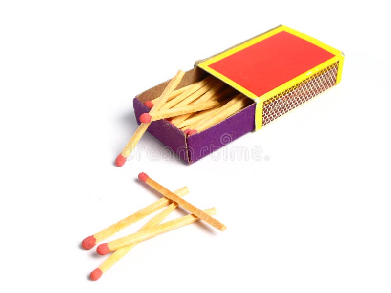 Caja de cerillos foto de archivo. Imagen de madera, ambiente - 6043098