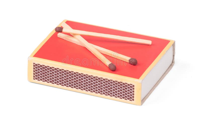 Caja de cerillos foto de archivo. Imagen de encienda - 140454010