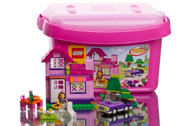 Cubos Y Rompecabezas De Lego Imagen de archivo - Imagen de elemento ...