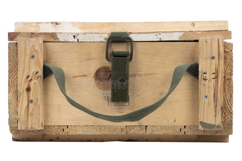 Caja De Municiones Aislada En Blanco Imagen de archivo - Imagen de ...