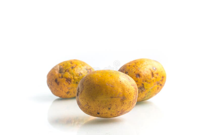 Caja-Manga Fruit. Spondias Dulcis Stock Photo - Image of sweet ...