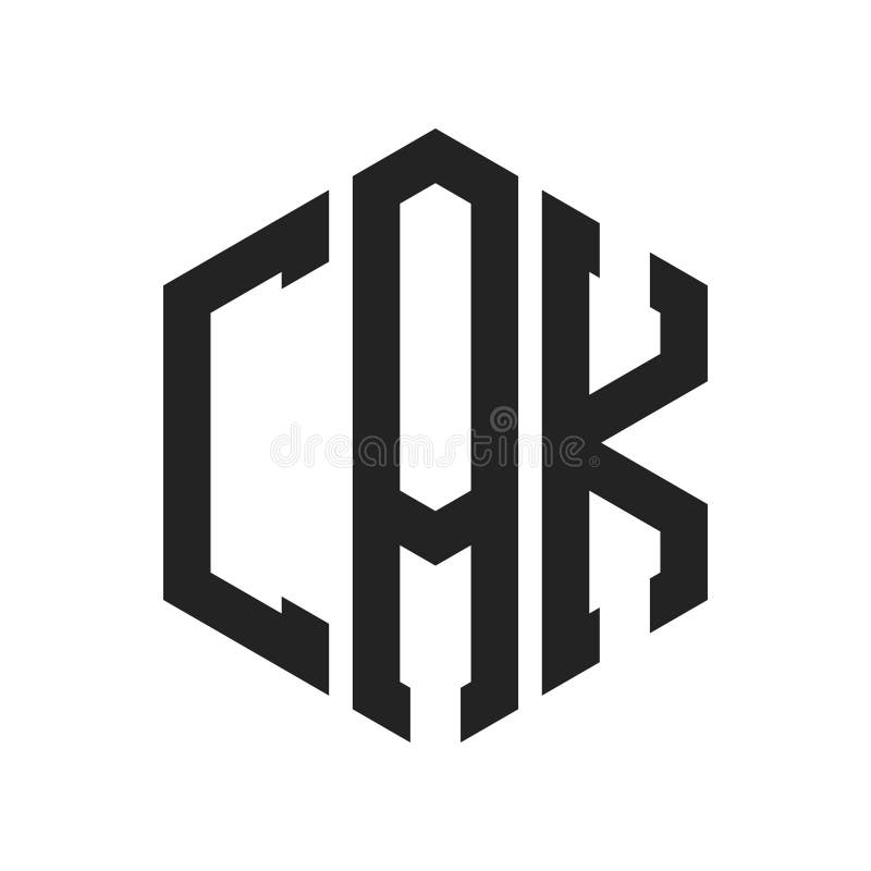 CAK Logo Design. Initial Letter CAK Monogram Logo Using Hexagon Shape ...