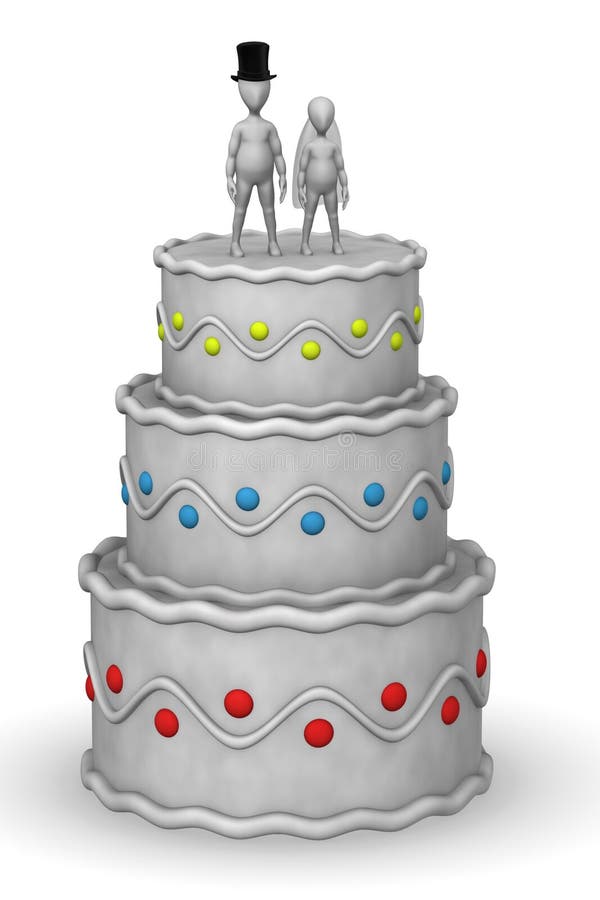 Cake stock illustration. Illustration of render, cute - 13421350