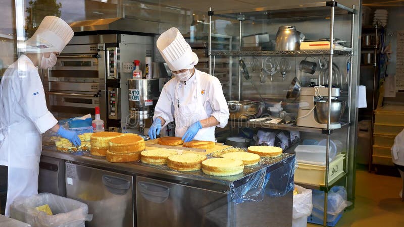 Cake & Bakery Chef at Work in the Kitchen Stock Video - Video of ...