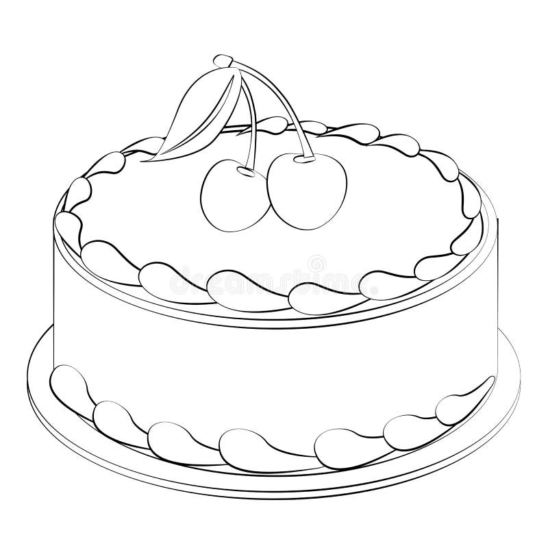 Cake Outline Stock Illustrations – 60,139 Cake Outline Stock ...