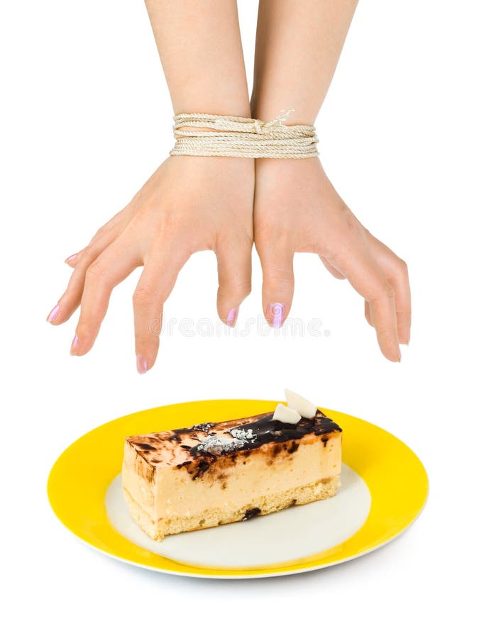 Female Hand Reaching for a Cake Stock Image - Image of grab, female ...