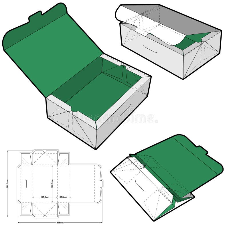 Cake Box Internal Measurement 16.5x 11+ 5cm and Die-cut Pattern Stock ...