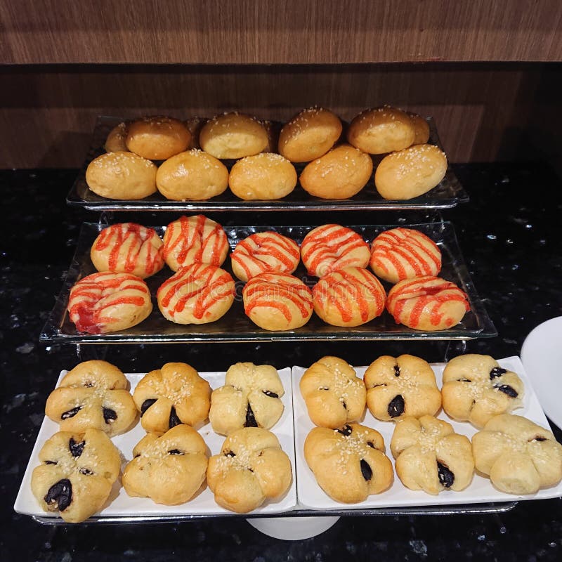 Cake Bread Cereal Biscuits Happy Day with Biscuits and Cakes Stock ...