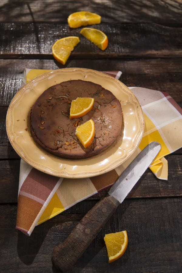 Cake with chestnut flour stock image. Image of tuscany - 63459639