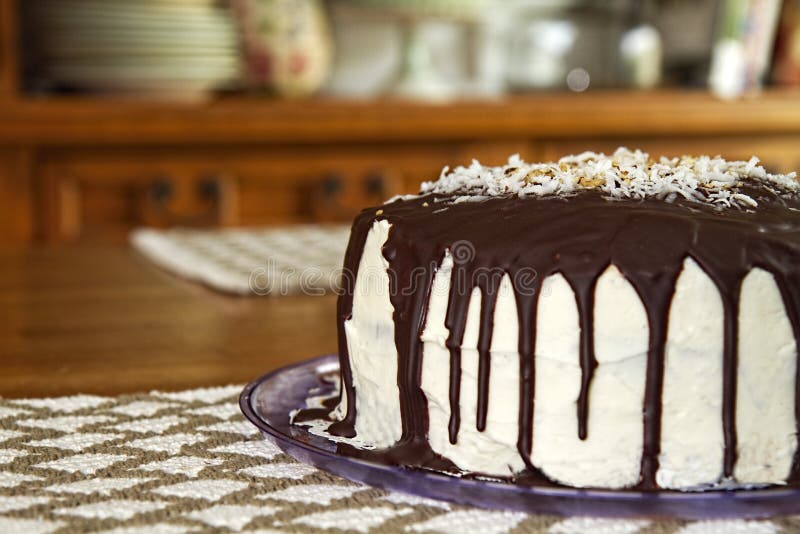 Cake in Country Kitchen stock photo. Image of yummy, food - 48138240