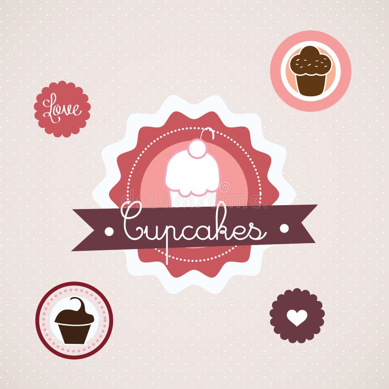 Cake & Cupcakes icons stock vector. Illustration of isolated - 30717400