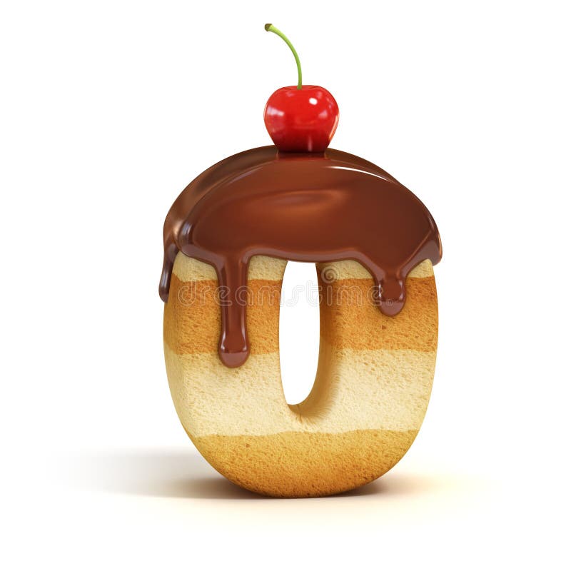 Number Zero Shape Birthday Cake Stock Photos - Free & Royalty-Free ...