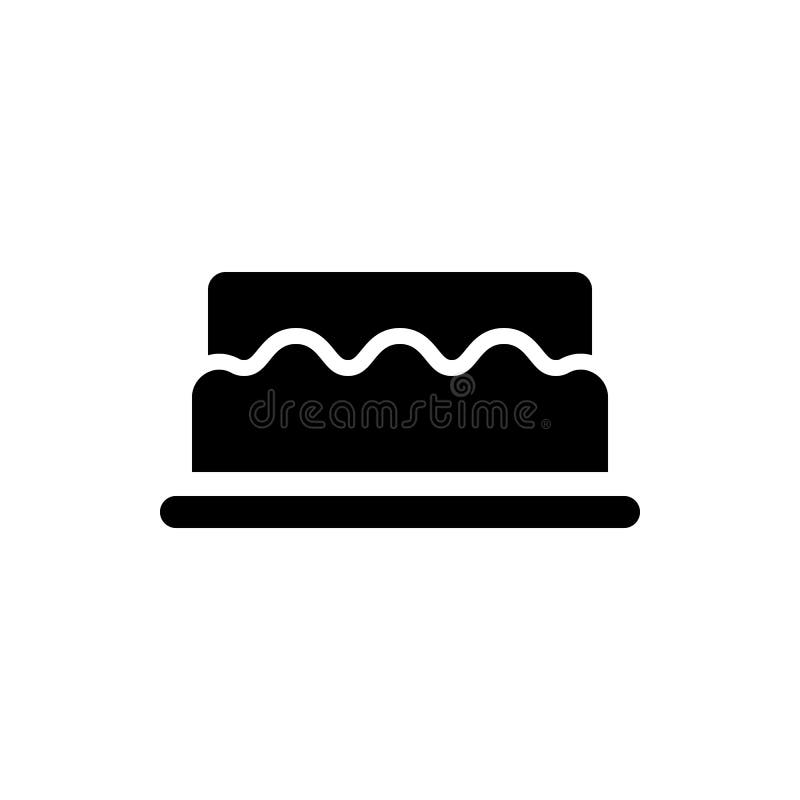 Cake Icon, Dessert Icon Vector Illustration Stock Vector - Illustration ...