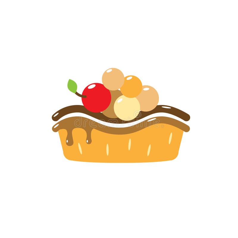 Cake 3d Icon Vector Isolated or Pie Strawberry Sweet Birthday Flat Mini ...