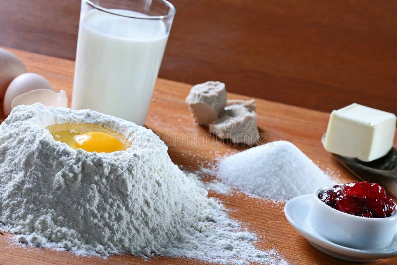 Cake ingredients stock photo. Image of dessert, cuisine - 38921374