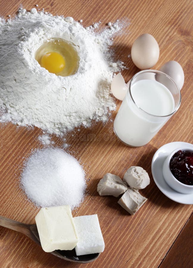 Cake ingredients stock image. Image of gastronomy, food - 39437363