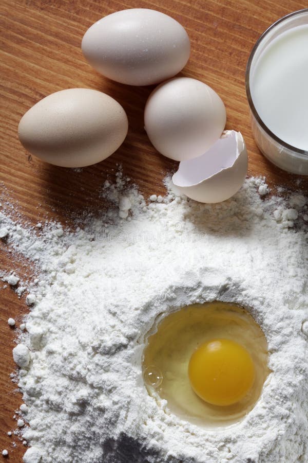 Cake ingredients stock photo. Image of pastry, bowl, preparation - 39438044