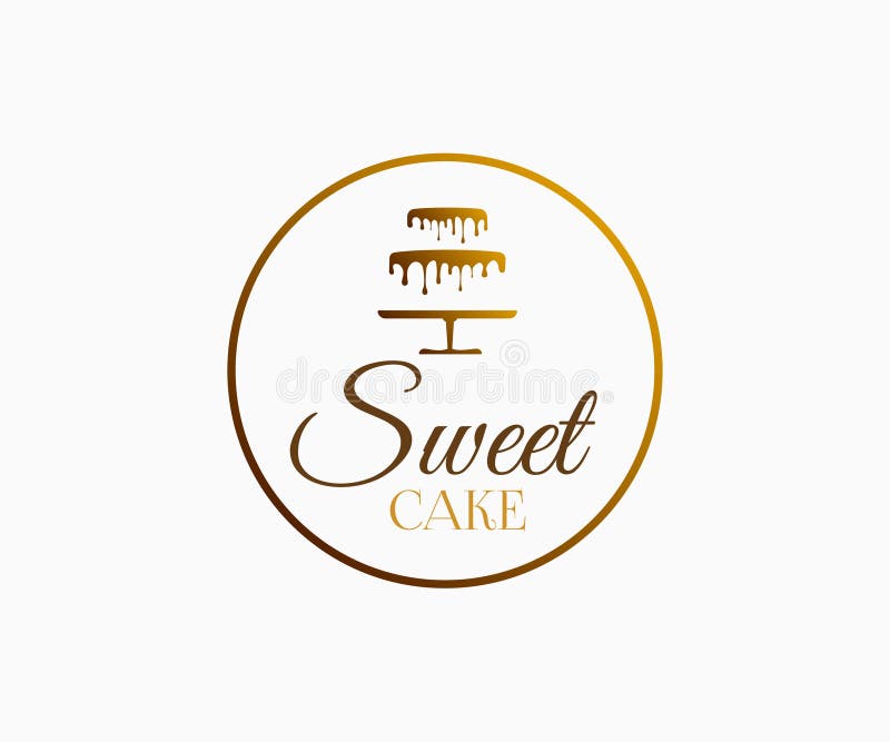 Cake Logo Design. Bakery Shop Logo Design Vector Stock Vector ...