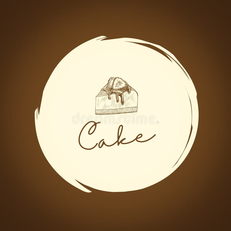 Cake logo design stock illustration. Illustration of cake - 274887680