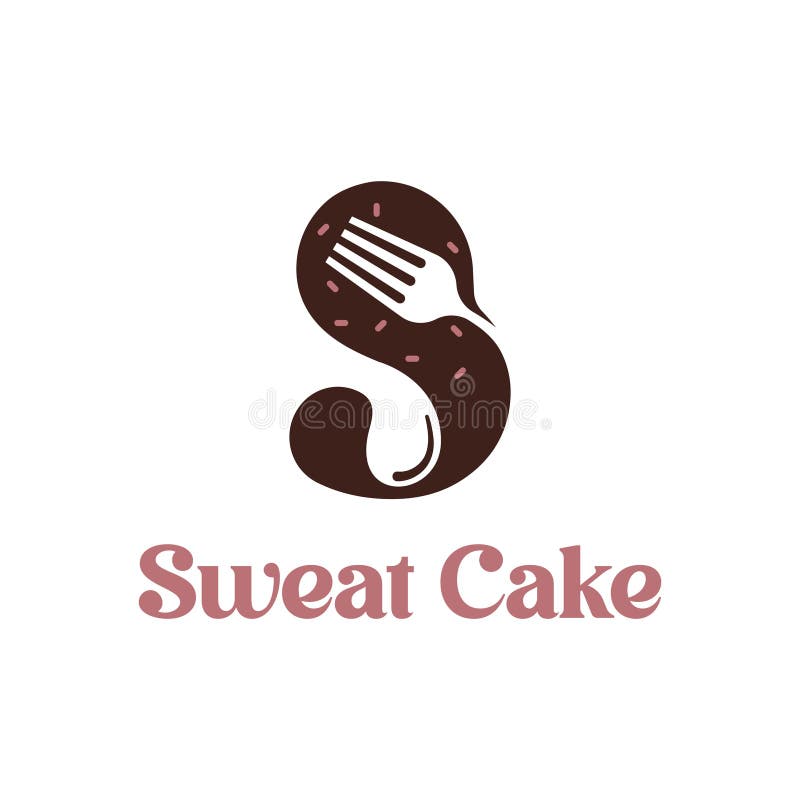 Sweat Cake Logo Design Template Stock Illustration - Illustration of ...