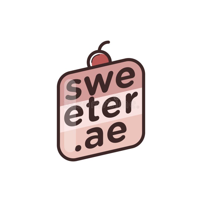 Sweat Cake Logo Design Template Stock Illustration - Illustration of ...