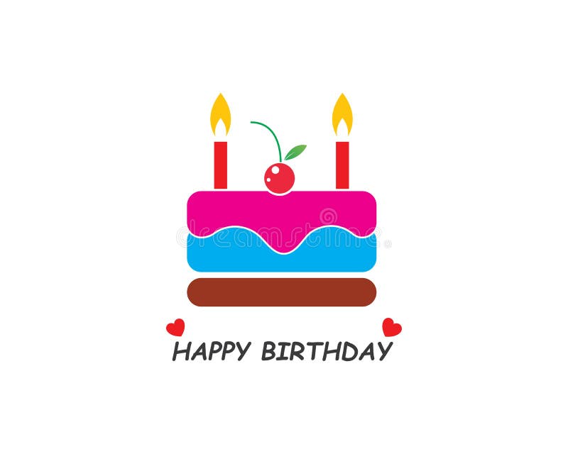 Cake Logo Vector Ilustration Stock Vector - Illustration of company ...