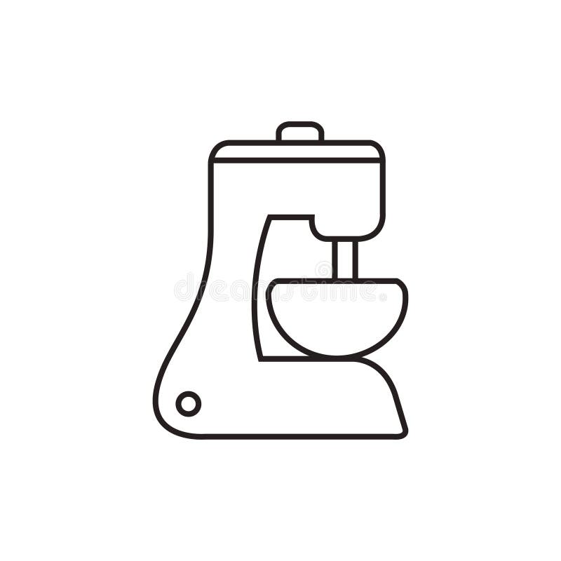 Cake Mixer. Vector Illustration Decorative Design Stock Vector ...