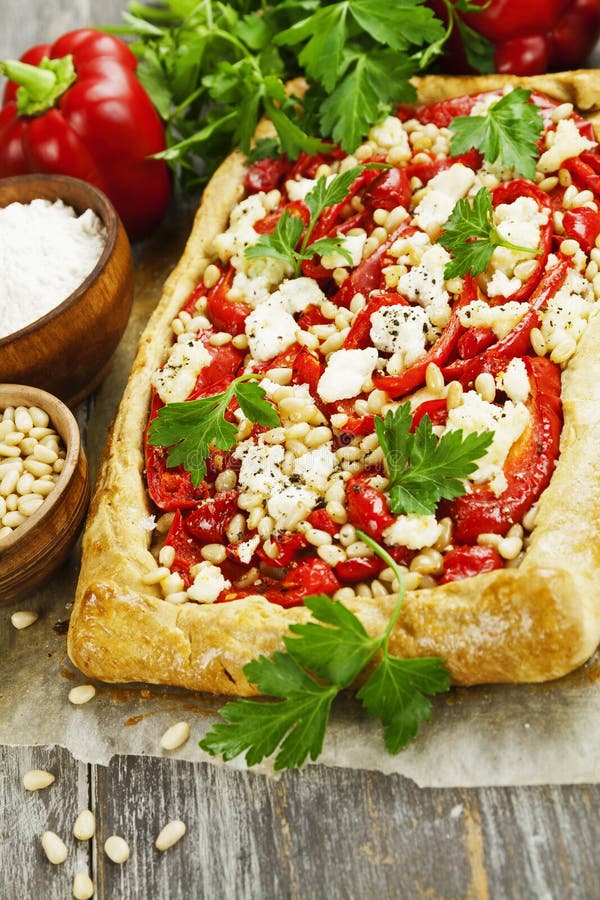 Cake with paprika stock photo. Image of pine, paprika - 83947486