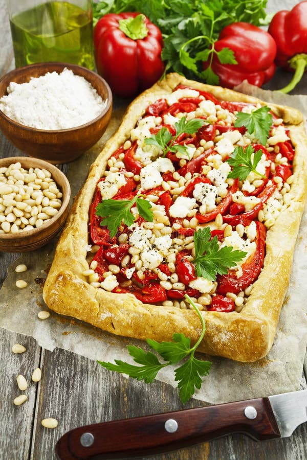 Cake with paprika stock photo. Image of vegetables, goat - 87824352