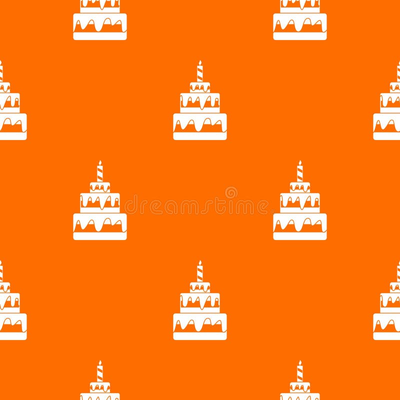 Cake pattern seamless stock vector. Illustration of event - 105206835