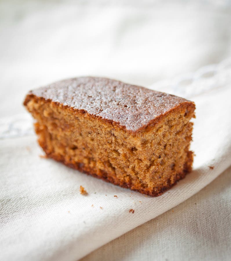 Cake on a plate stock photo. Image of garnish, black - 26073592