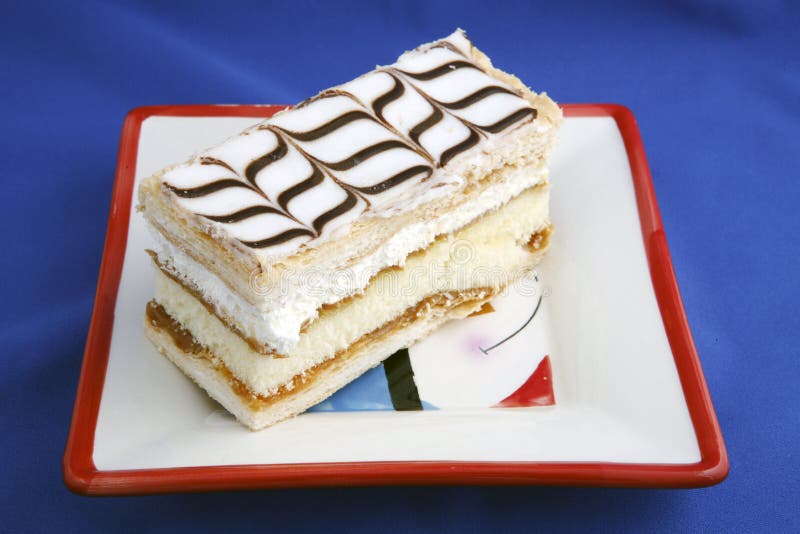 Cake in plate stock image. Image of baked, food, plate - 6147579