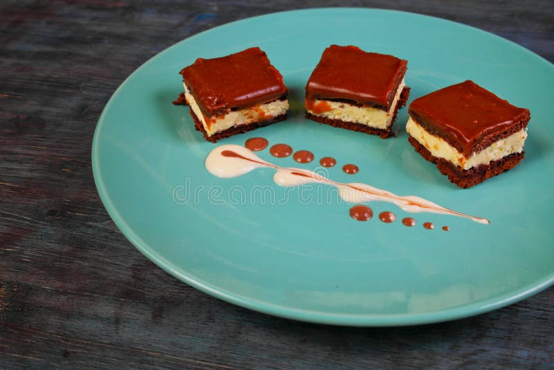 Cake on plate stock photo. Image of plate, dessert, cake - 83724754