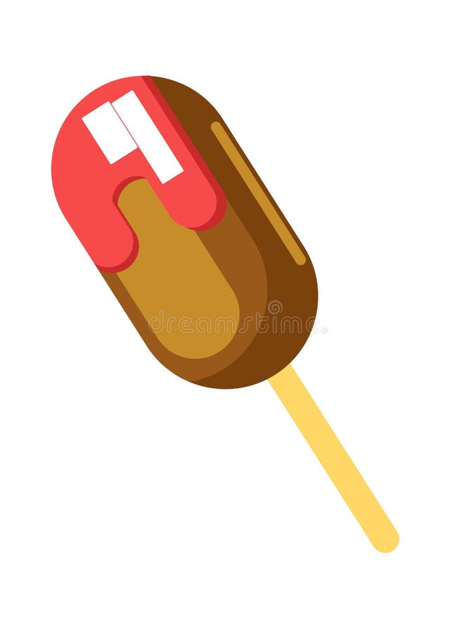 Cake on a Stick in Glaze with Strawberries in Chocolate and Almonds ...