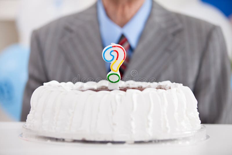 Cake with a question mark stock image. Image of inquisitive - 35285387