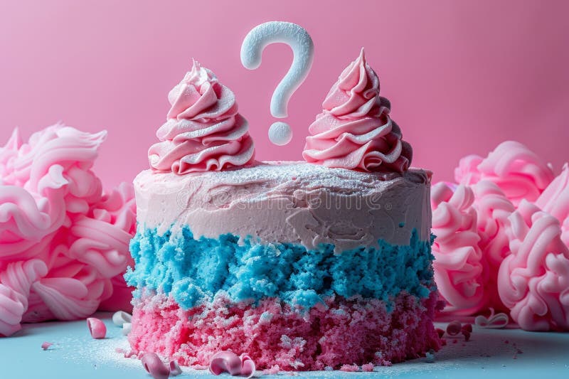 Cake with Question Mark stock photo. Image of sugary - 315196334