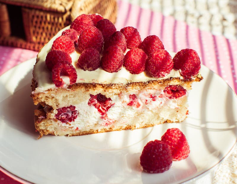 Cake of raspberry stock photo. Image of elegance, raspberry - 36508672