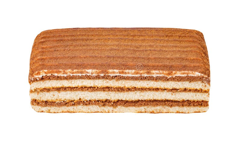 Rectangular Sweet Cookies, Rounded Corners, Five Pieces Stacked One on ...