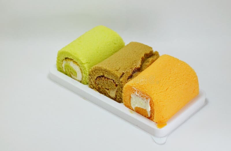 Cake roll fancy stock photo. Image of industry, tray - 55212840