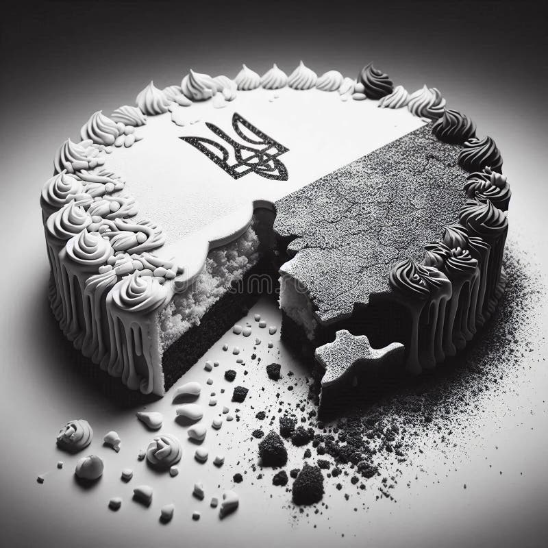 The Cake S Design Reflects the Nation S Emblem, while the Broken Piece ...