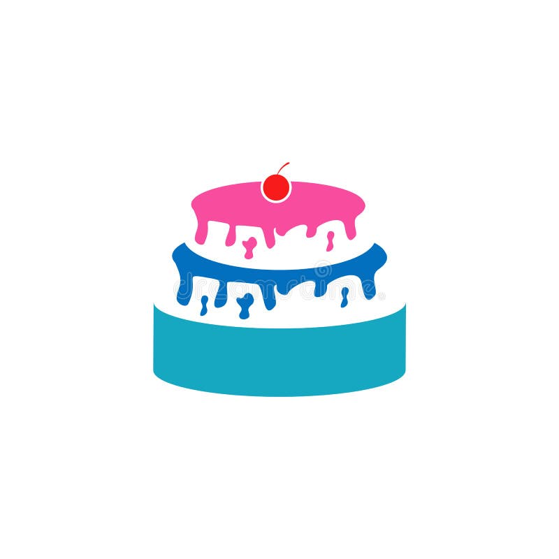 Cake Shop Icon Logo Design Template Stock Vector - Illustration of ...