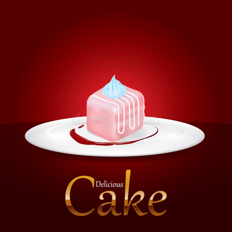 Cake Shop Sign. Vector Illustration Decorative Design Stock ...