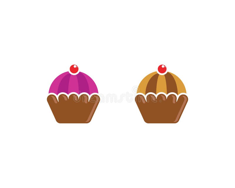 Cake Sign Vector Illustration Design Template Stock Vector ...