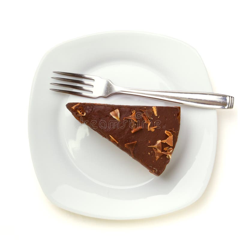 Cake Slice stock photo. Image of dark, baked, studio - 17652452