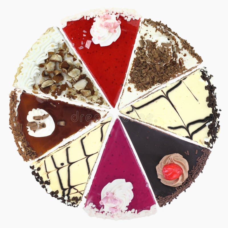 Cake slices stock image. Image of commercial, banking - 23375359