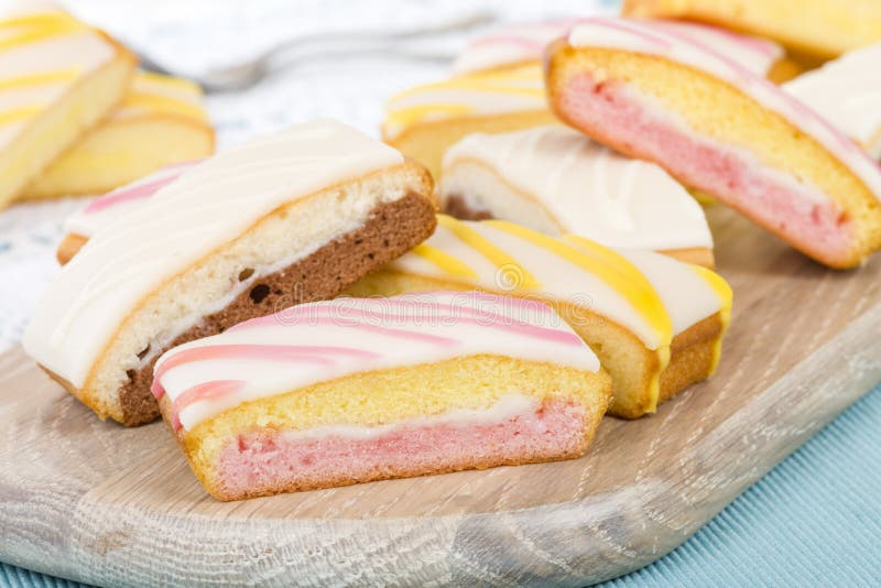 Cake Slices stock image. Image of party, baked, moist - 64052679