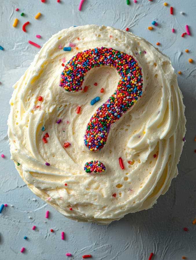 Cake Sprinkles Shape Question Mark Stock Photos - Free & Royalty-Free ...