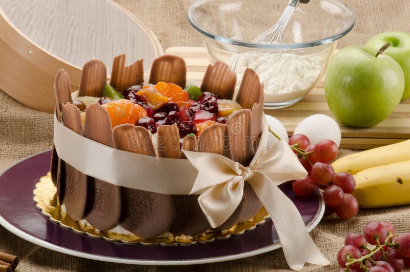 Cake - still life stock image. Image of brown, food, grape - 28641521